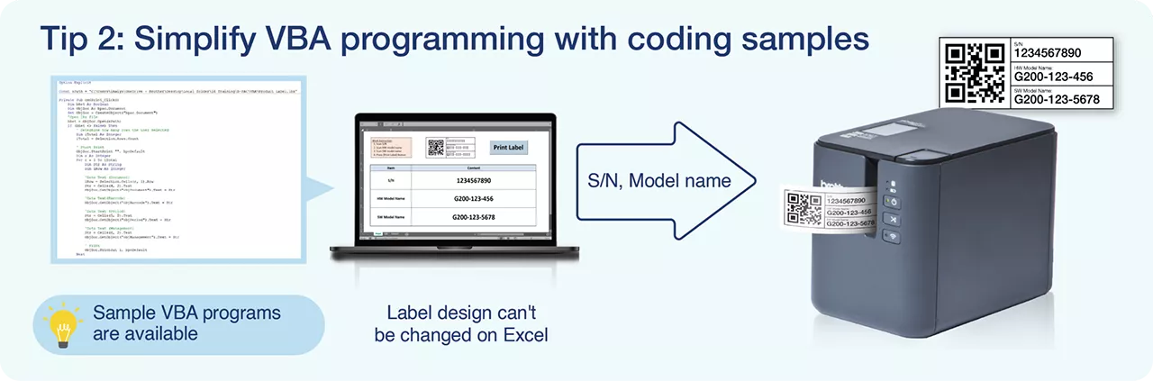 Effortless Label Printing from Excel: Brother’s VBA Solution | Brother ...